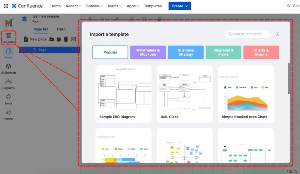 How to Add Diagram to Confluence page easily - Mocky