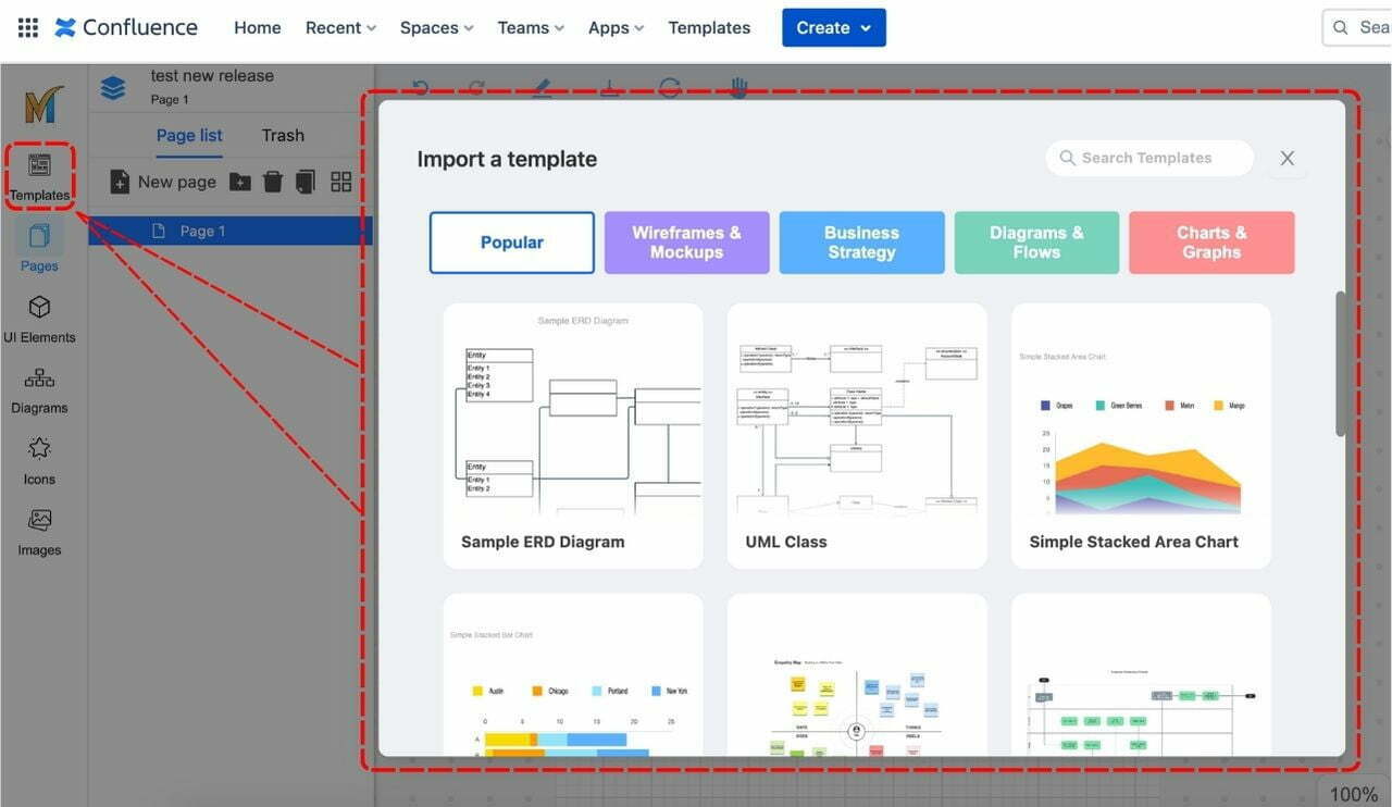 How to Add Diagram to Confluence page easily - Mocky