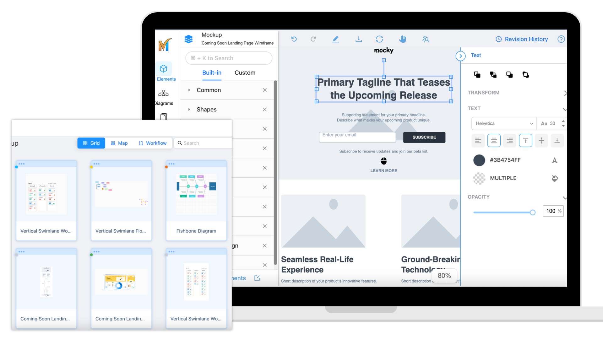 Wireframe and Mockup for Designers - Mocky